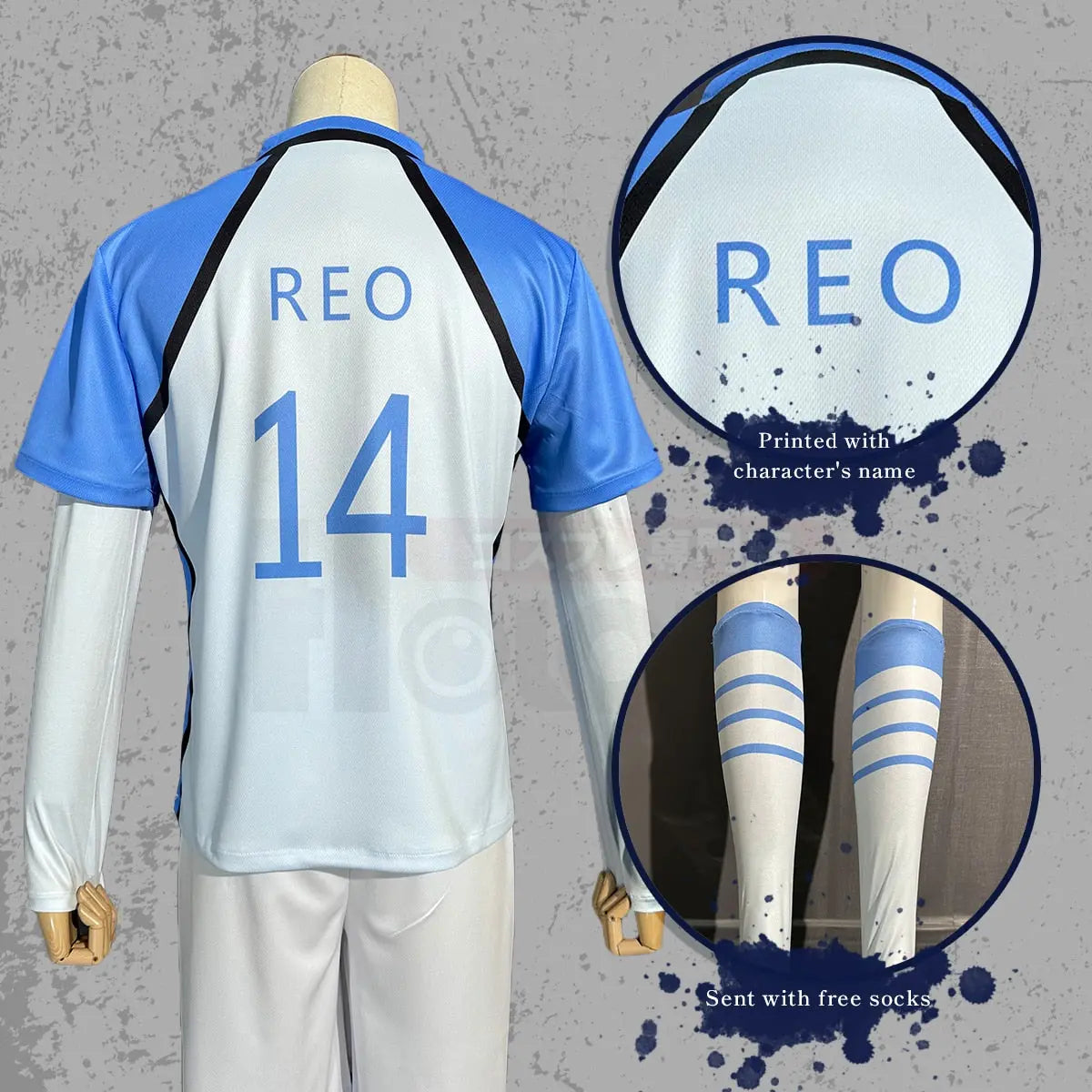 Maillot Blue Lock Man Shine City Reo Mikage | Isagi Shop