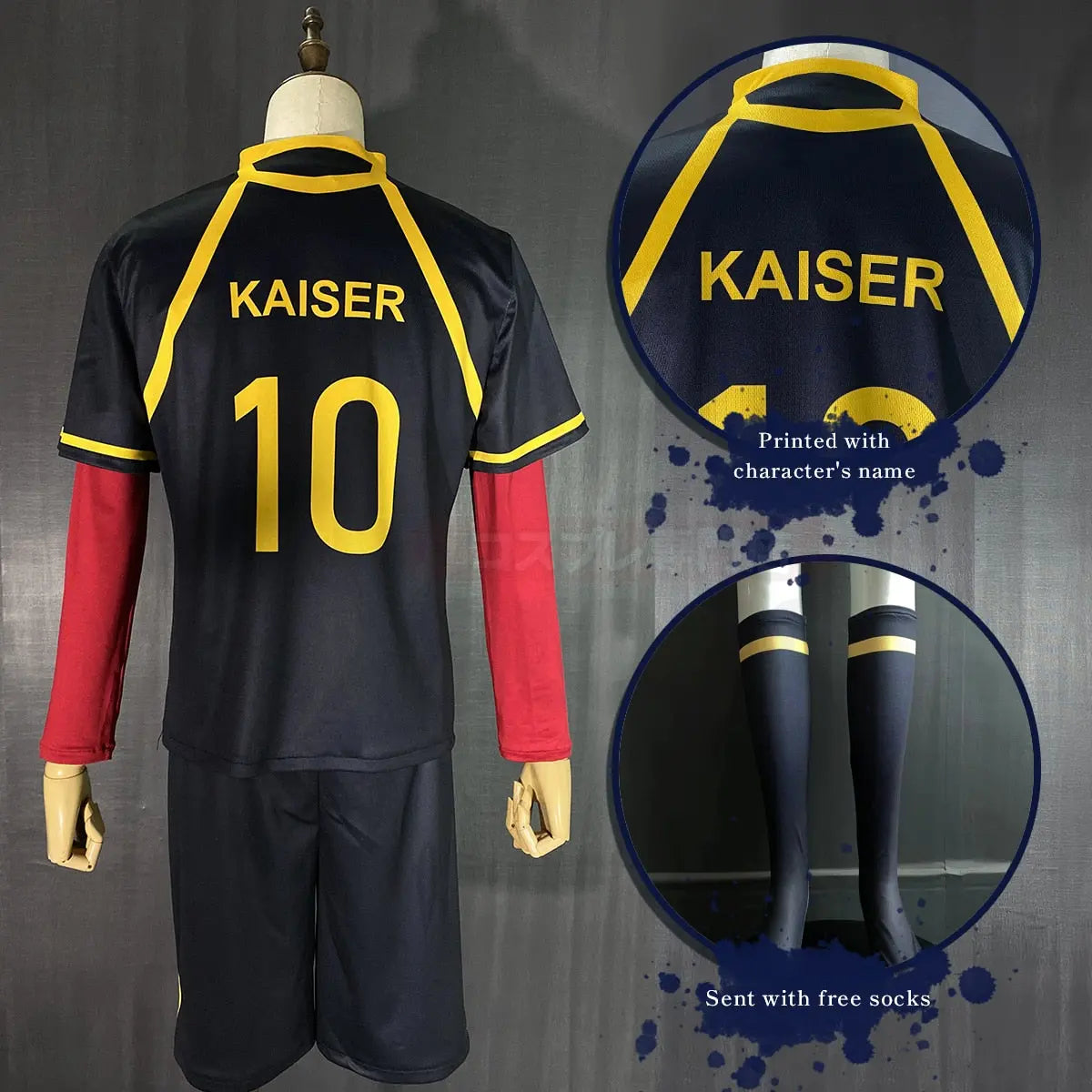 Maillot Blue Lock Bastard Munchen Kaiser | Isagi Shop