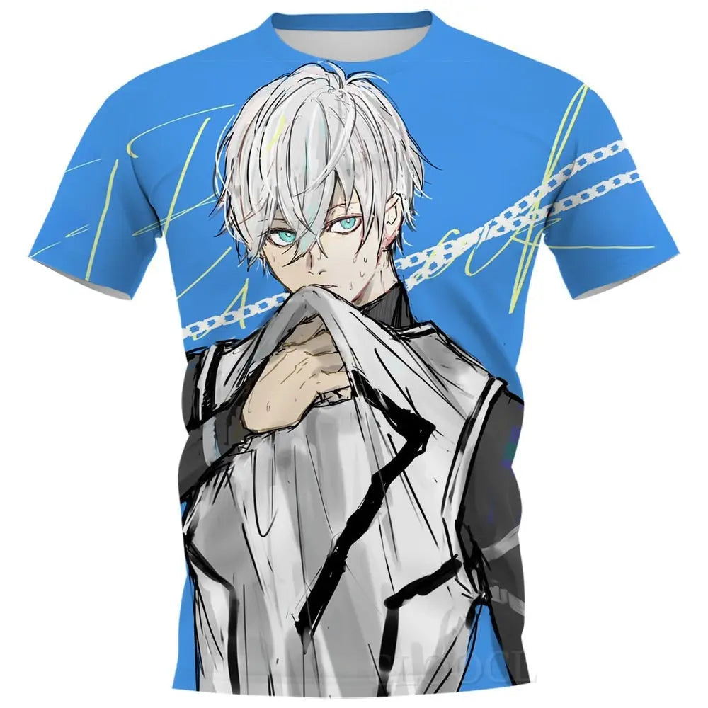 T-shirt Anime Blue Lock Nagi | Isagi Shop